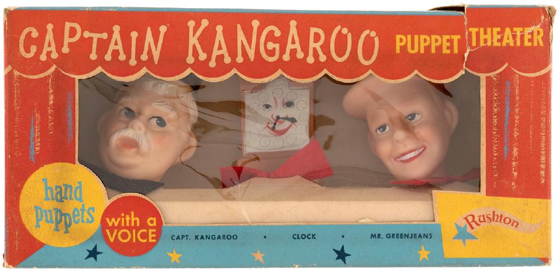 "CAPTAIN KANGAROO PUPPET THEATER" BOXED SET.