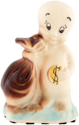 Casper Glazed Ceramic Bank.