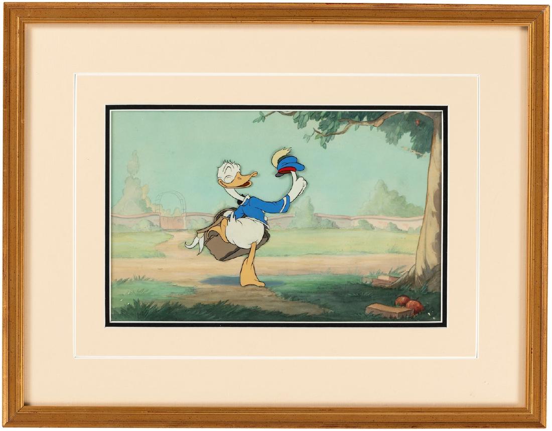 DONALD DUCK "MICKEY'S CIRCUS" FRAMED ANIMATION CEL