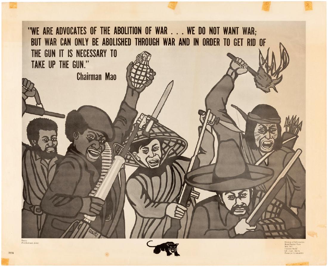 RARE BLACK PANTHER PARTY EMORY DOUGLAS POSTER "WE ARE