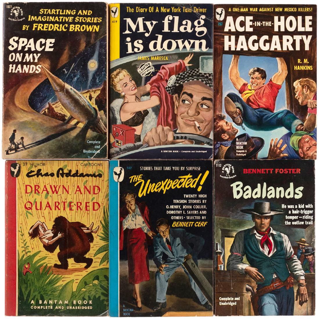 "BANTAM BOOKS" PAPERBACK STORE DISPLAY WIRE SPINNER