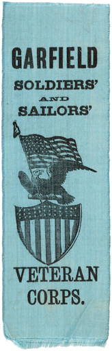 "garfield Soldiers' And Sailors Veteran Corps." Ribbon.