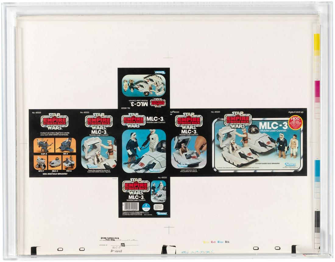 Star Wars: The Empire Strikes Back Mlc 3 Cromalin Proof Afa 80 Nm.