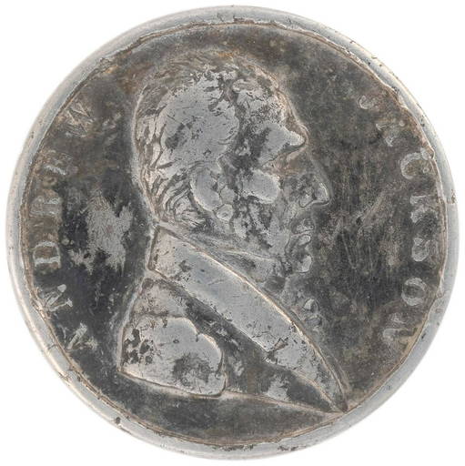 Jackson "battle Of New Orleans" Campaign Token Dewitt 1828 10.