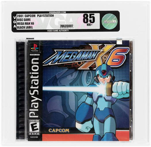 Playstation Ps One (2001) Mega Man X6 (black Label) Vga 85 Nm+.