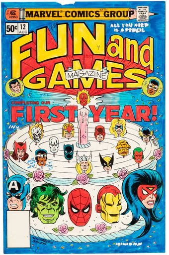 Fun And Games Magazine #12 Near Complete Story & Covers Color Guides ...