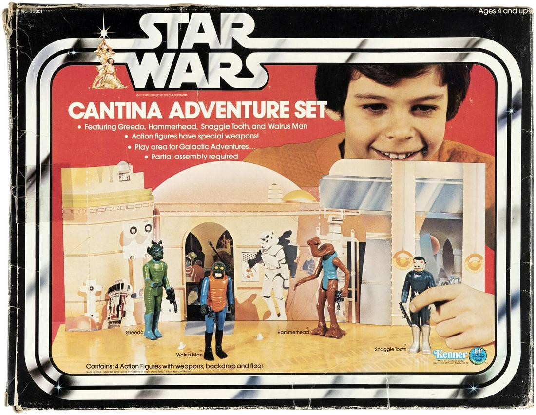 STAR WARS (1979) - CREATURE CANTINA ACTION PLAYSET WITH SET OF AFA ...