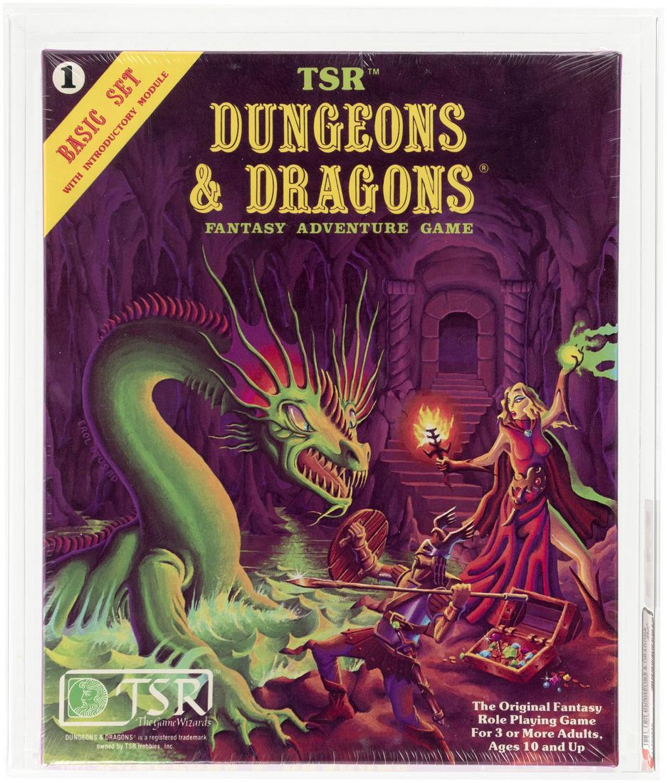 Dungeons & Dragons Role-playing Game Basic Set Afa 85 Nm+. Auction