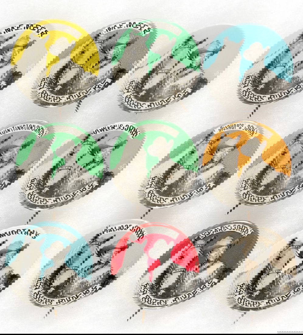 Roy Rogers Riders All Nine Known Sponsor Versions For 1950s Club ...