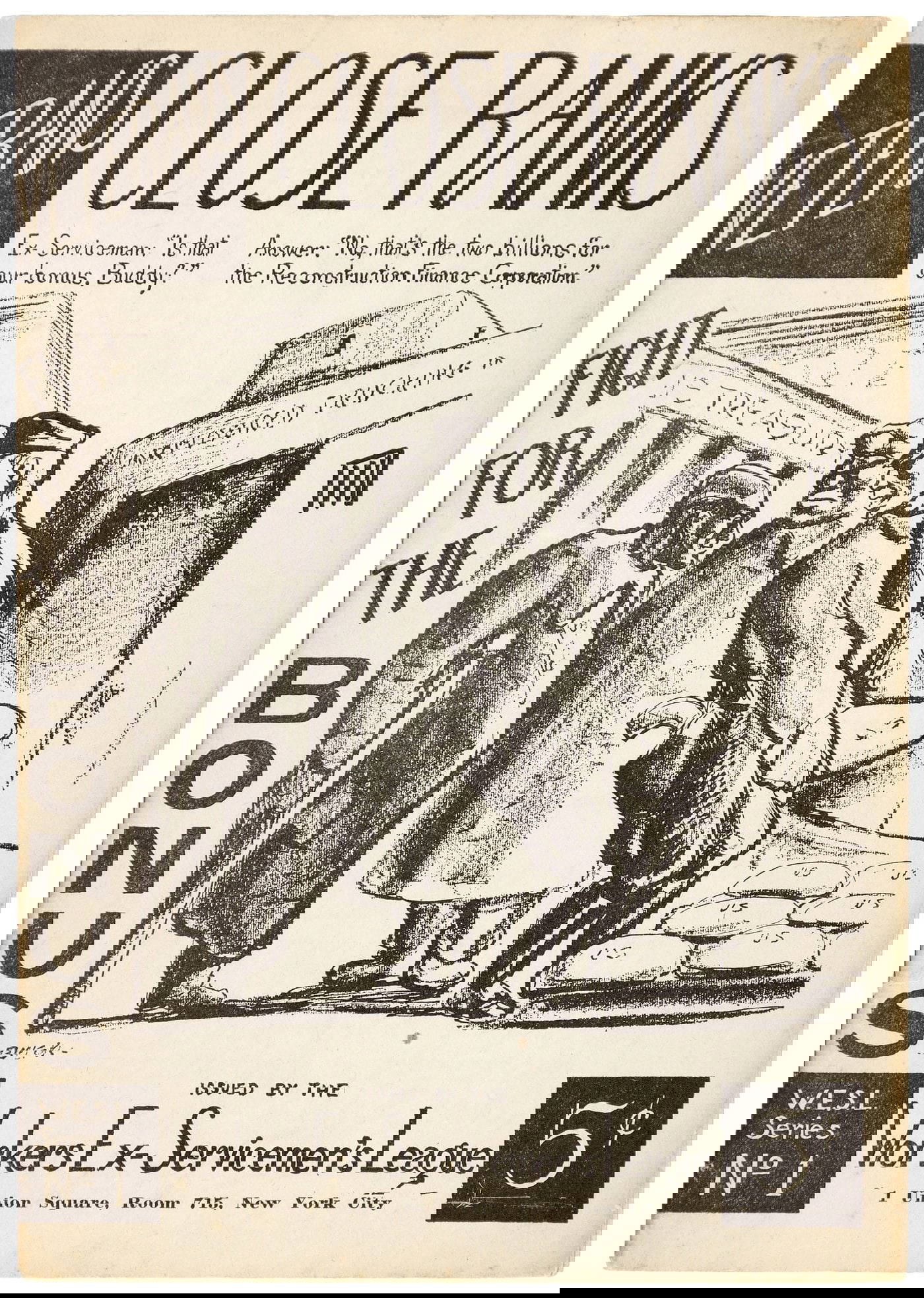 Bonus March "veterans Close Rank-fight For The Bonus" Workers Ex ...