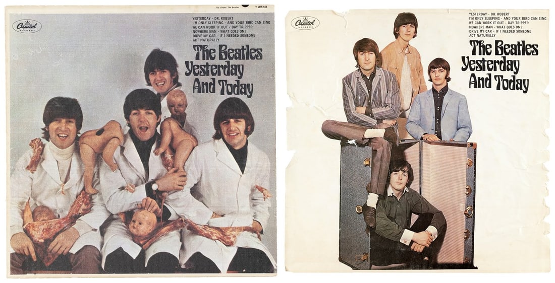 The Beatles - Yesterday And Today "butcher Cover" Album Cover & Lp. Auction