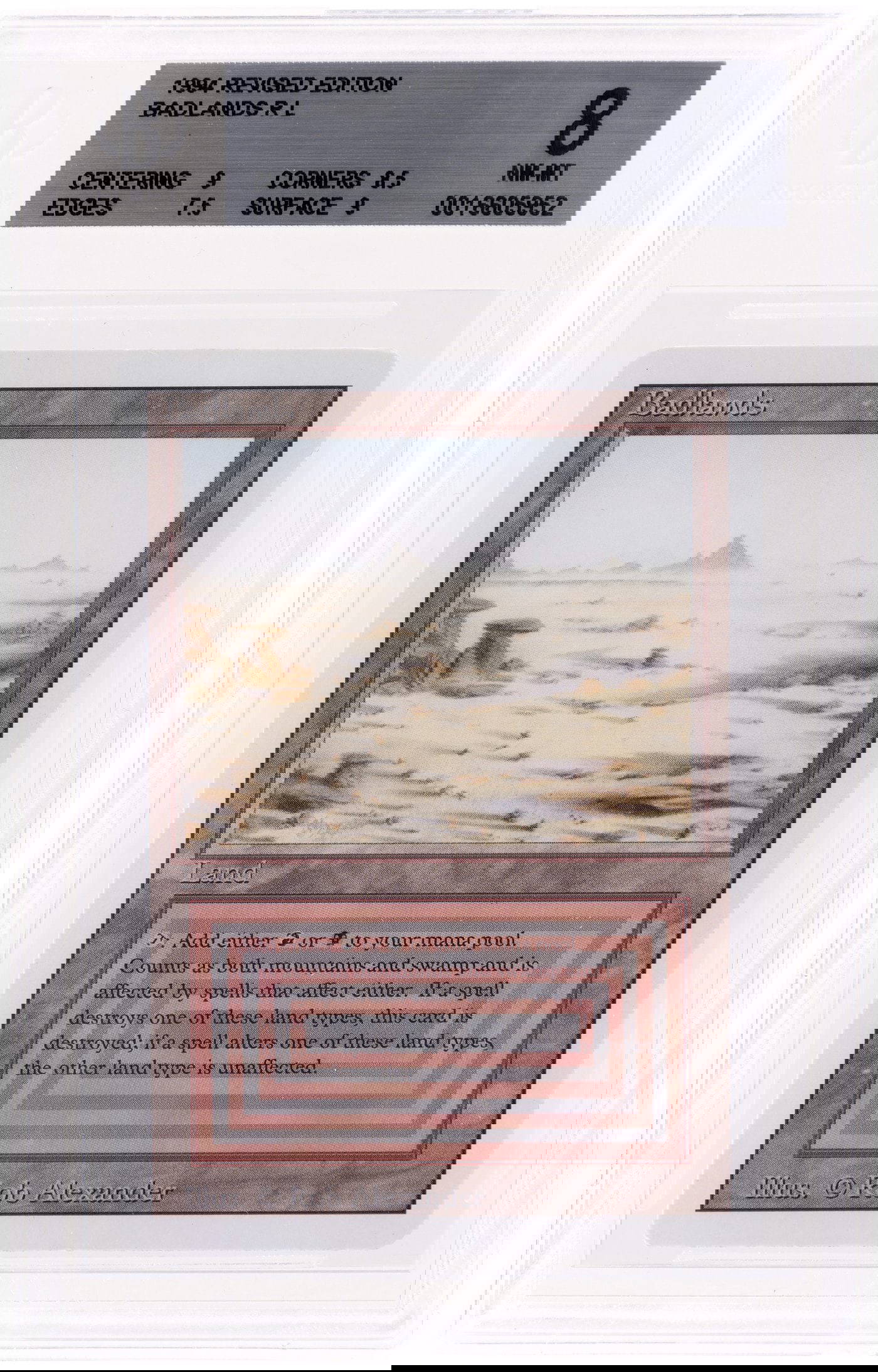 Magic: The Gathering (1994) - Badlands Revised Edition Rare R L Beckett ...