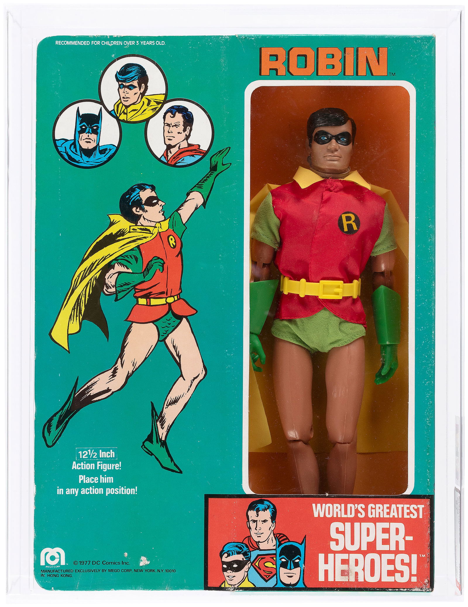 Mego World's Greatest Super-heroes (1978) - Robin 12.5" Series Afa 75 ...