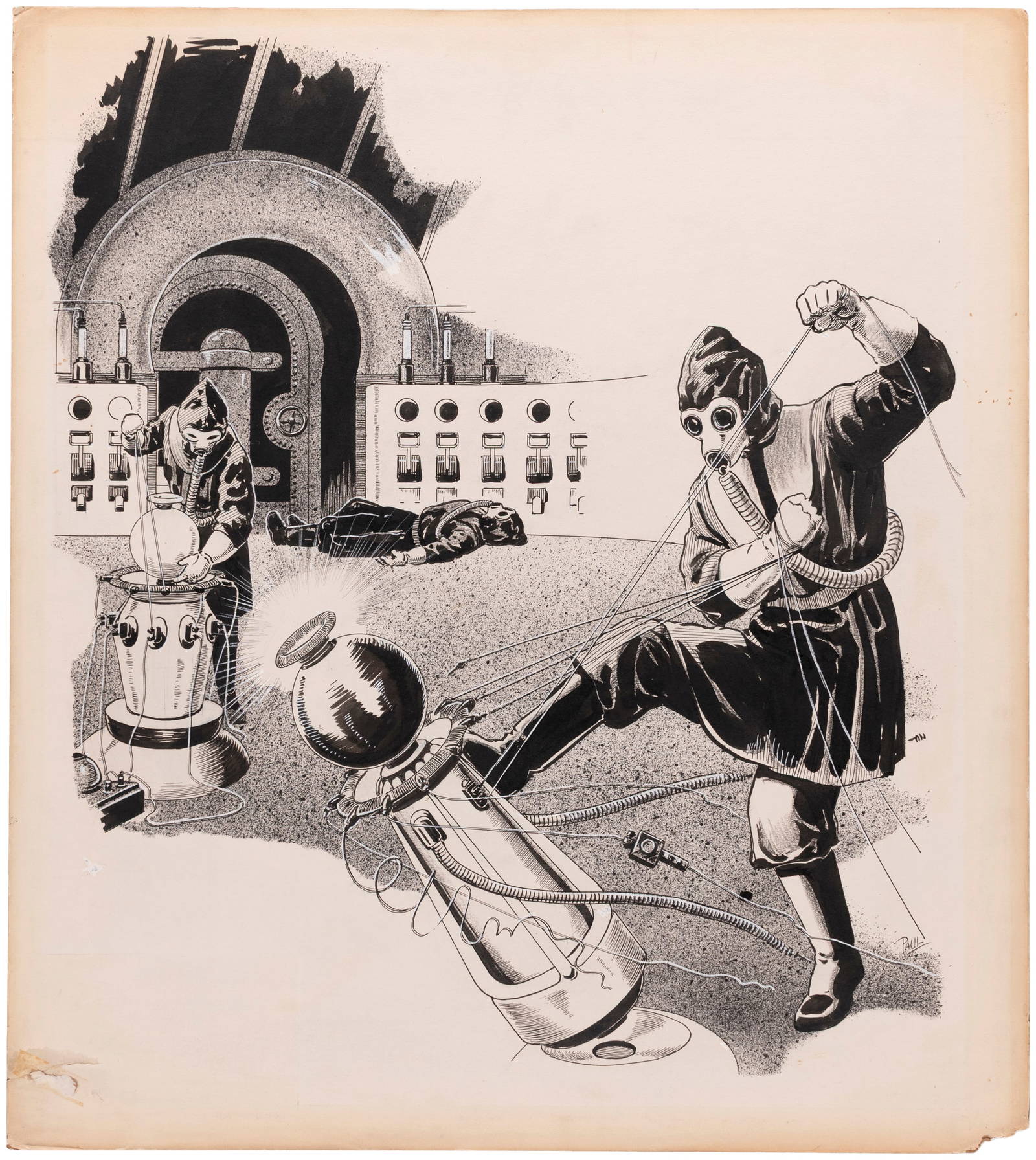 Famous Fantastic Mysteries Sept. 1942 Pulp Magazine Original Art By ...