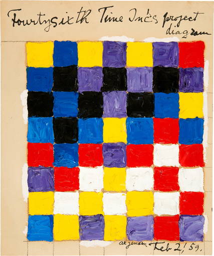 Alfred Jensen (guatemala 1903 1981 Glen Ridge) Fourtysixth Time Inc's ...