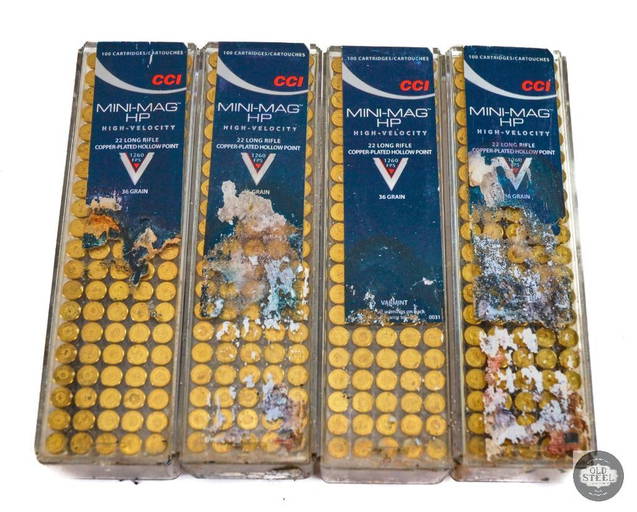 Four Boxes (100ct Each) Cci Mini Mag .22 Lr 36gr Hp Cartridges 400 ...