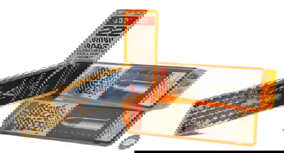 Four Boxes (100ct Each) Cci Mini Mag .22 Lr Hp Cartridges 400 Rounds Total