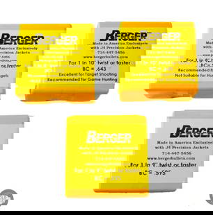 300 Berger Bullets 6.5mm 130gr Vld Bullets Auction