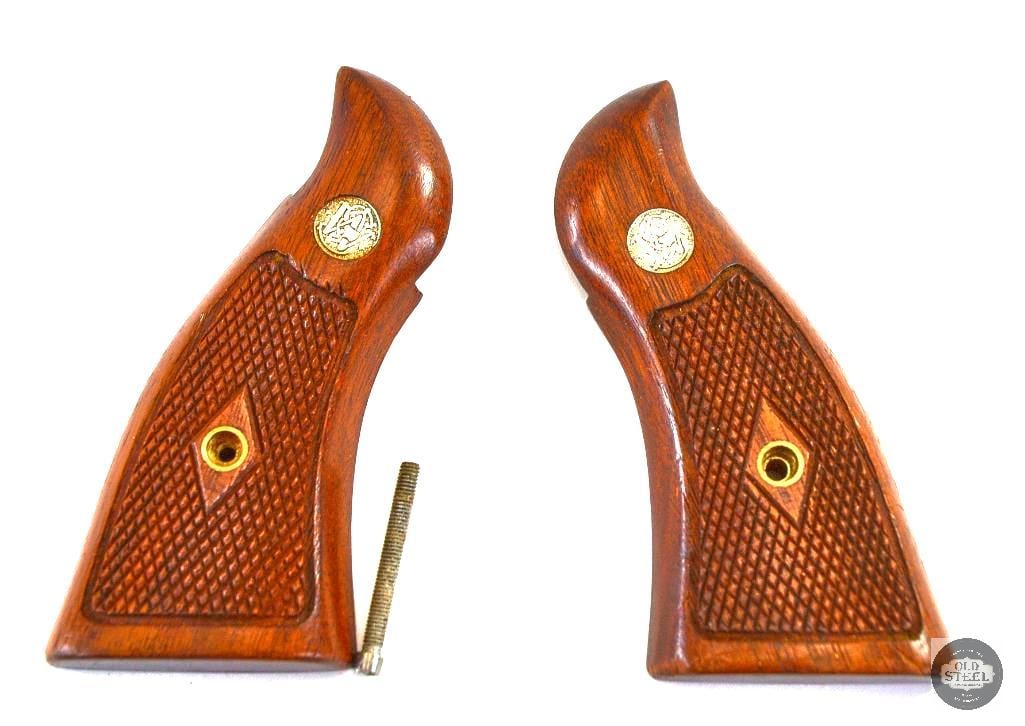 Smith & Wesson Wood Diamond Grips For Model 10 Revolvers Auction
