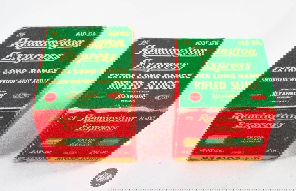 2 Boxes Vintage Remington Express Extra Long Range .410 Ga Shotshells ...