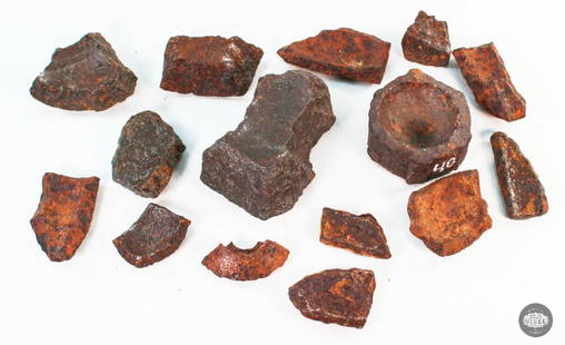 Civil War 10 Pound Read-parrot Ground Burst Fragments Auction