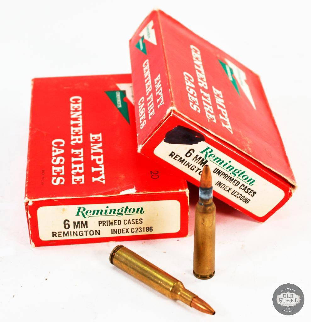 40 Rounds Reloaded 6mm Remington Ammunition Auction