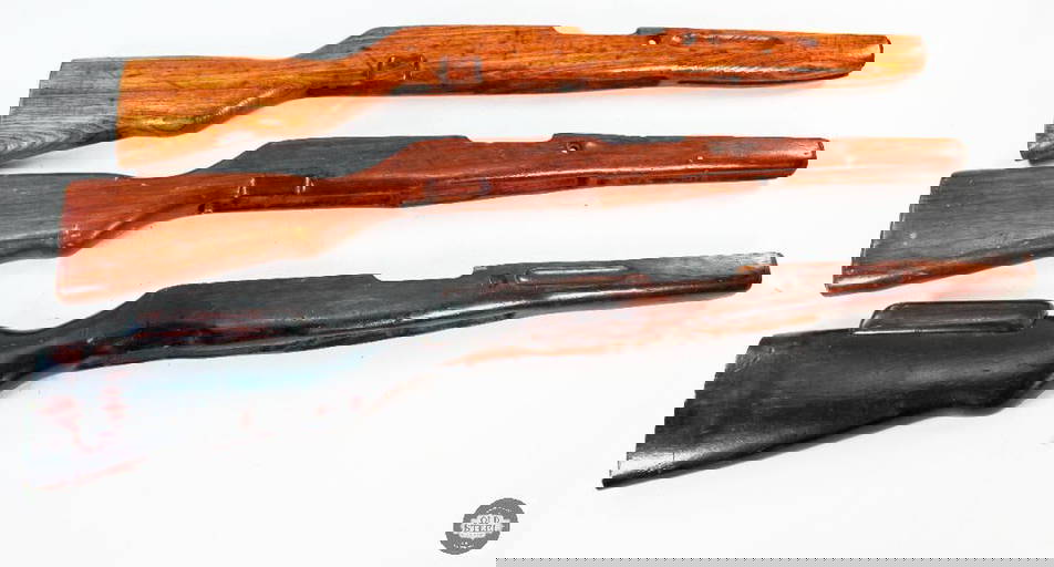 3 Wooden Sks Rifle Stocks