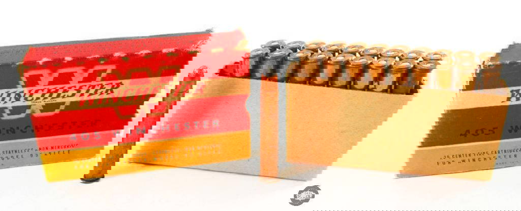 Vintage Box Winchester 405 Win 300gr Sp Ammunition