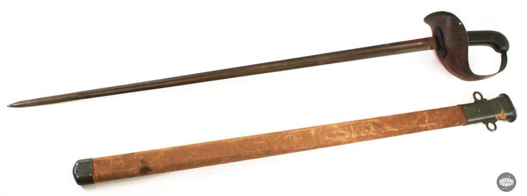 Two Sabers: Us Model 1902 Officers Saber & German Saber