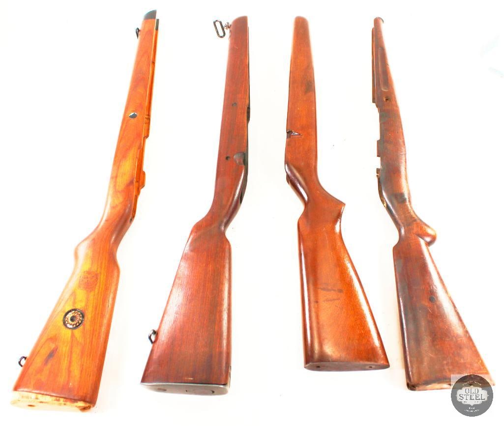 4 Qooden Rifle Stocks - 1903 - Mauser - .22 Auction