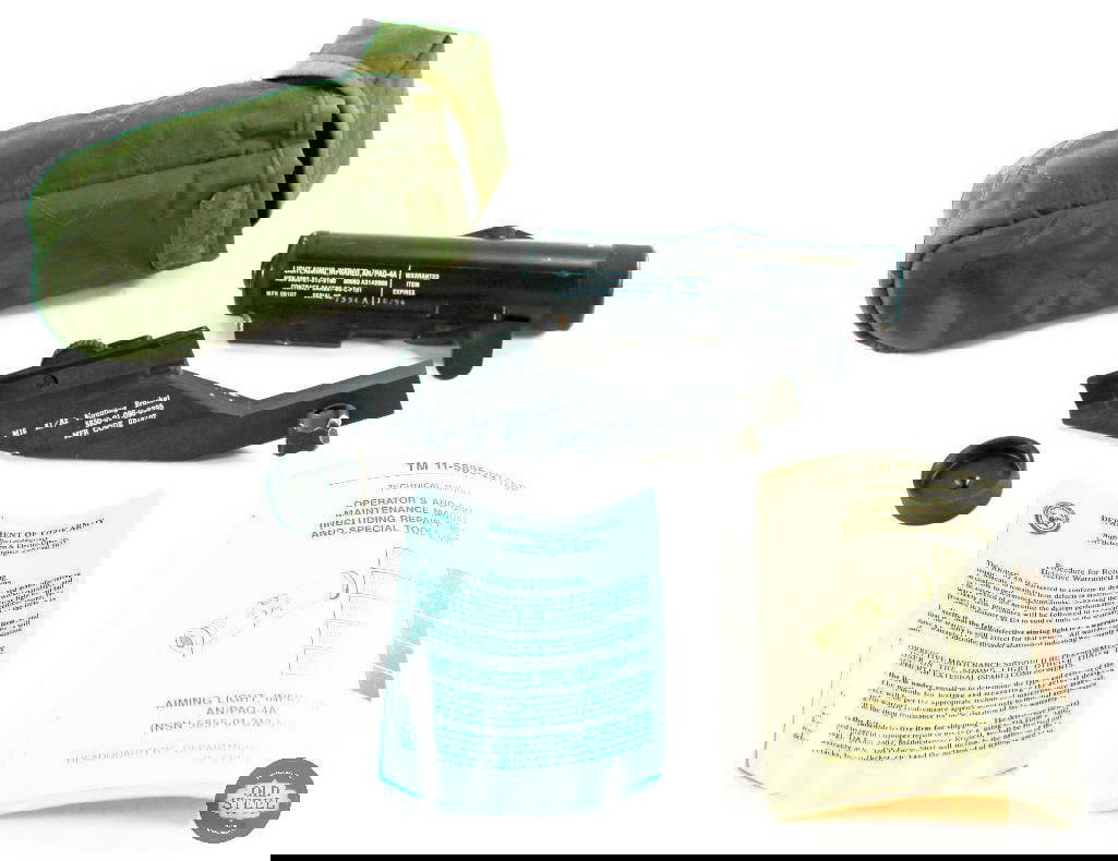 Us An/paq-4a With Mount, Pouch And Tm Auction