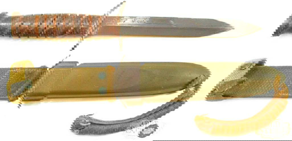 Us Kinfolks Inc M3 Fighting Knife - M8 Sheath Auction