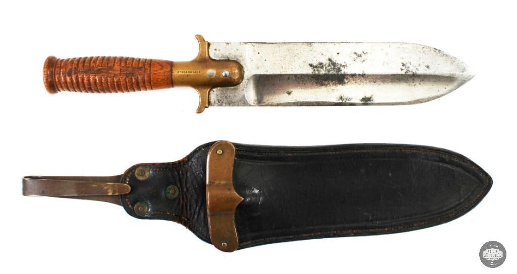 Springfield 1880 Hunting Knife And Sheath Auction