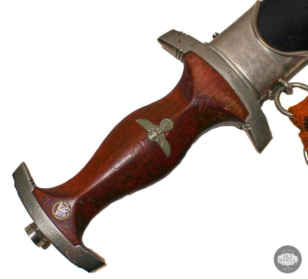 Wwii German Nskk Dagger F. Herder A.s. With Hanger And Scabbard Auction