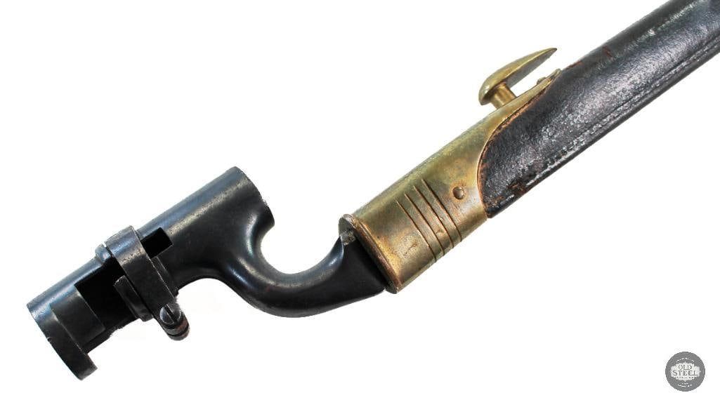 British P1876 Bayonet And Scabbard Auction