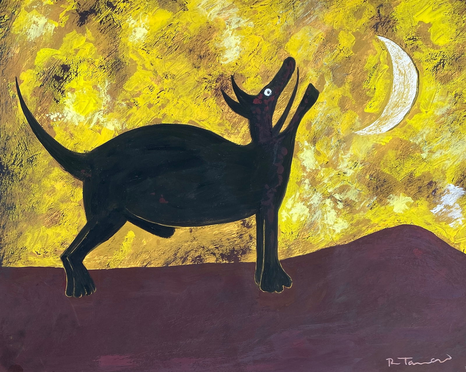 Rufino Tamayo (gouache On Paper Painting) "in The Style Of" Auction