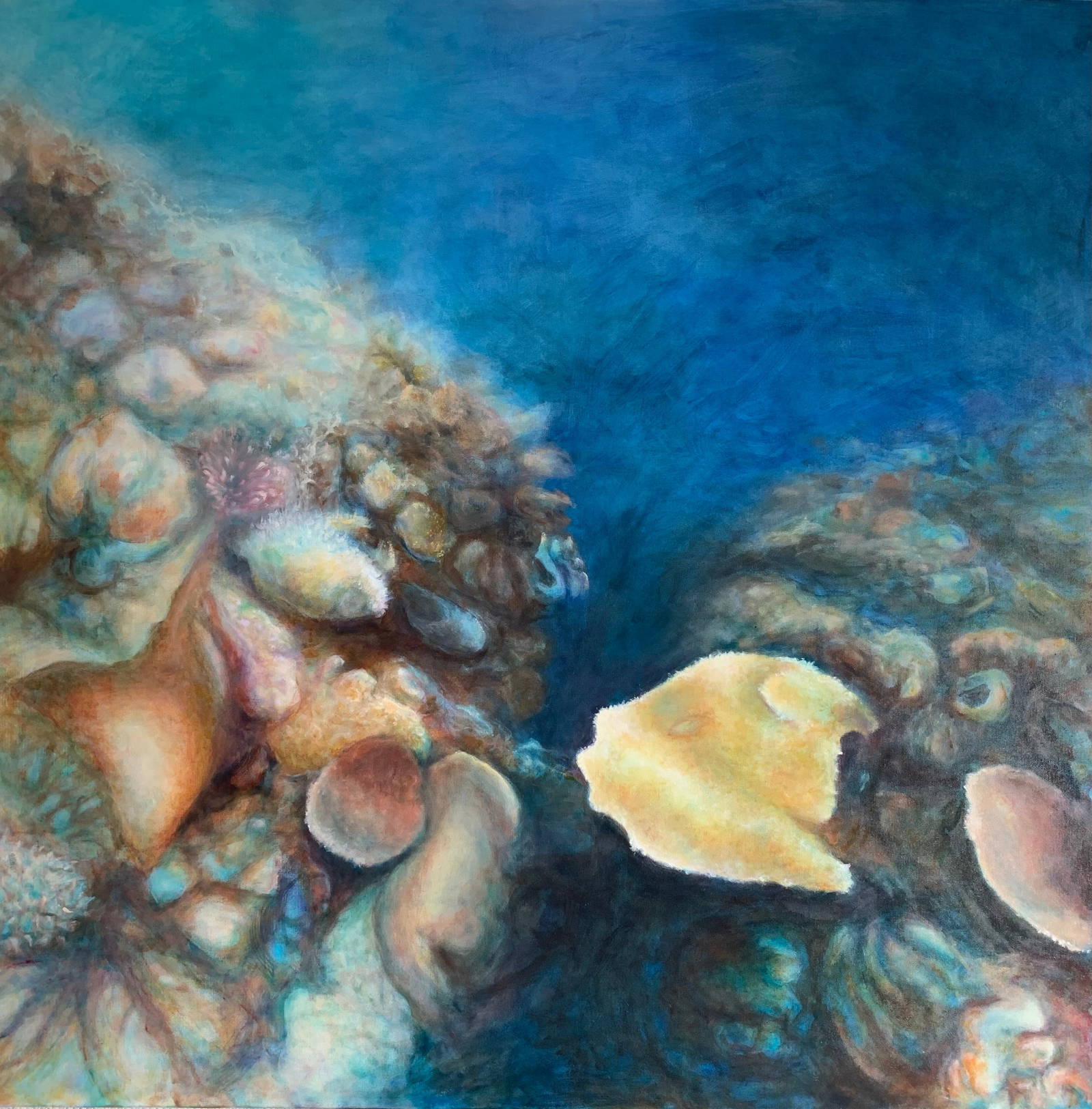 Reaching Out By Janice Edwards Oil On Canvas 2022 Auction