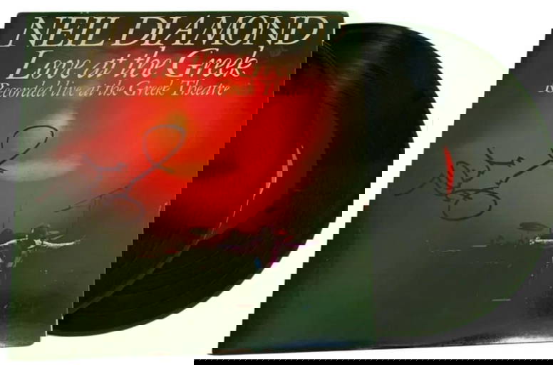 Neil Diamond Signed "love At The Greek" Album (jsa Authentication)