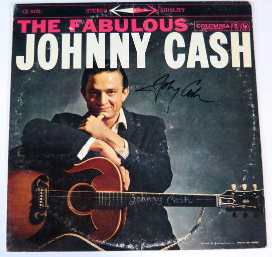 Johnny Cash Signed "the Fabulous Johnny Cash" Album (jsa Authentication)