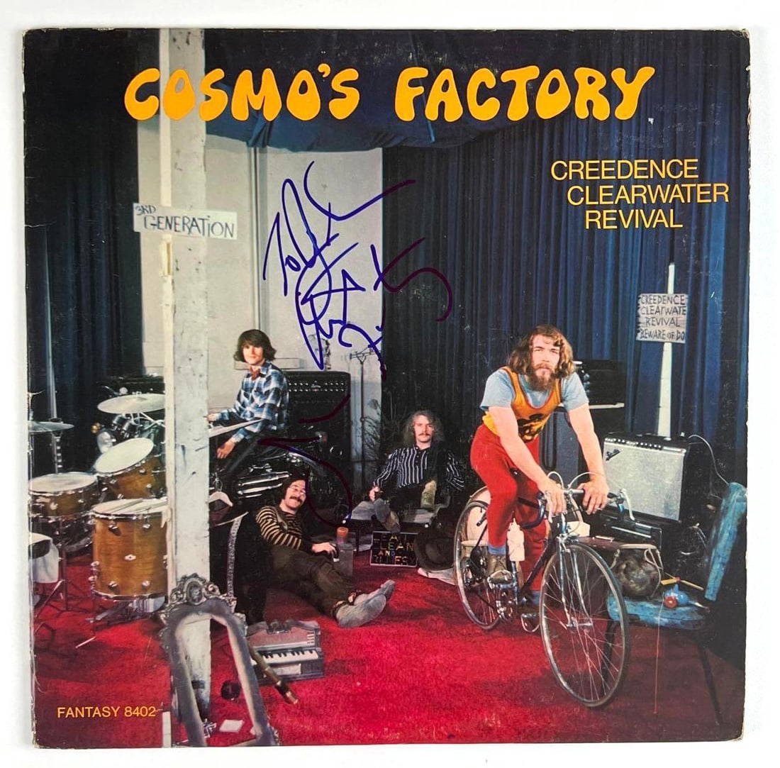 Ccr: John Fogerty Signed "cosmos Factory" Album (beckett/bas ...