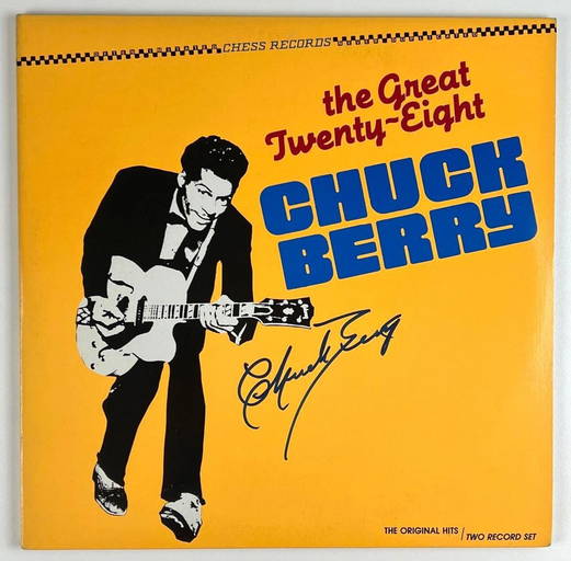 Chuck Berry Signed "the Great Twenty Eight" Album (beckett/bas ...