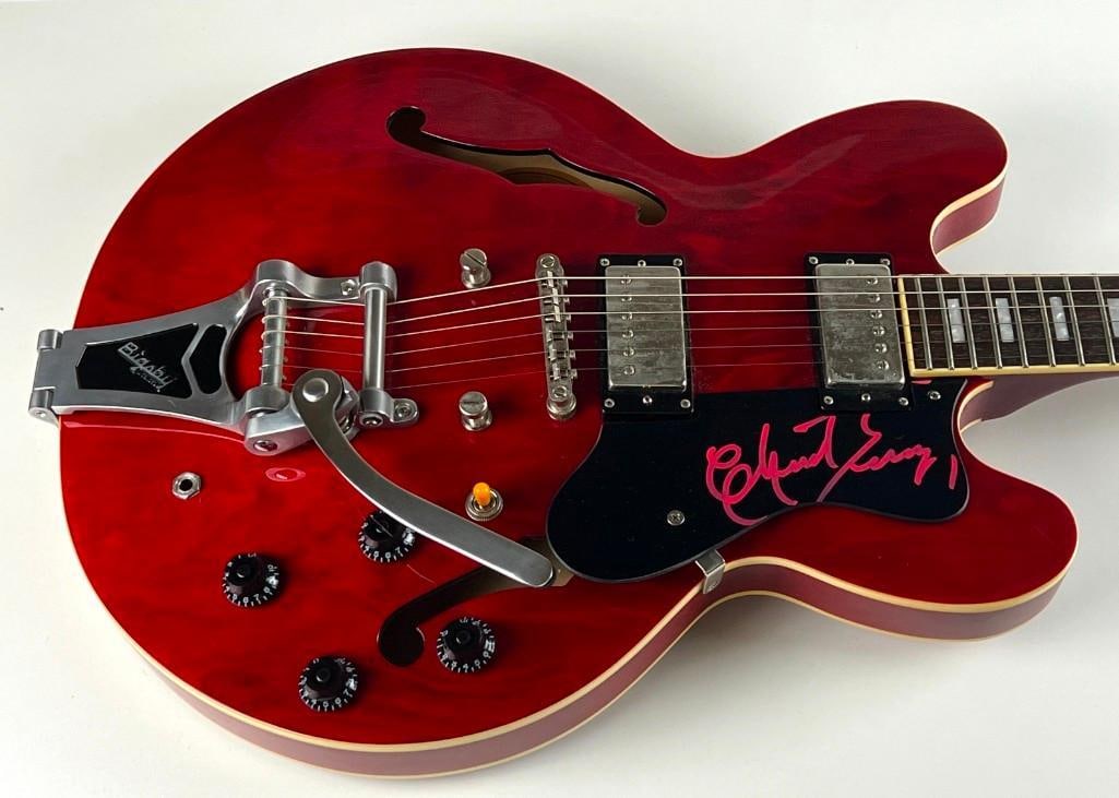 Chuck Berry In-person Signed Epiphone Es-335 Electric Guitar (jsa ...