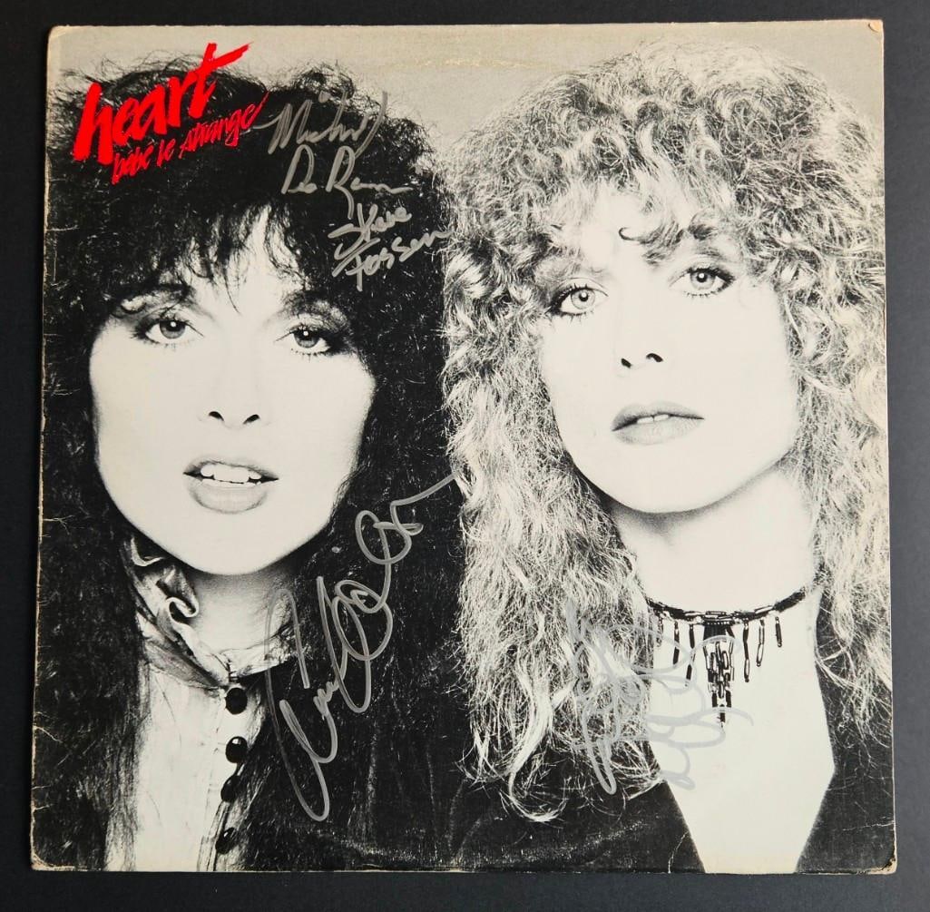 Heart In-person Group Signed "bebe Le Strange" Album (4 Sigs) (third ...