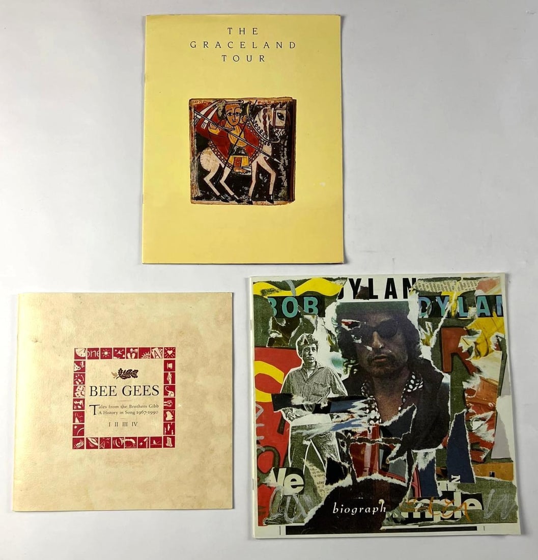 Hit Factory Archive Collection: Bob Dylan, Paul Simon Graceland Tour ...