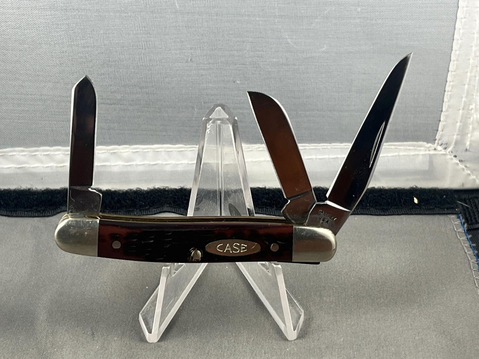 Case Xx Usa 63027 3 Blade Mini Stockman Folding Pocket Knife Auction