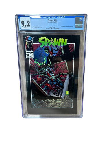 Spawn #18 Comic Book Graded 9.2 In Cgc Holder