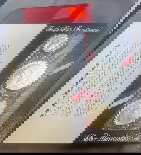 1976 Us Mint Bicentennial Silver Mint Set