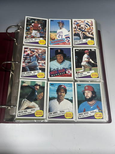1985 Topps Baseball Complete Set W/ Mark Mcgwire, Roger Clemens, Eric ...