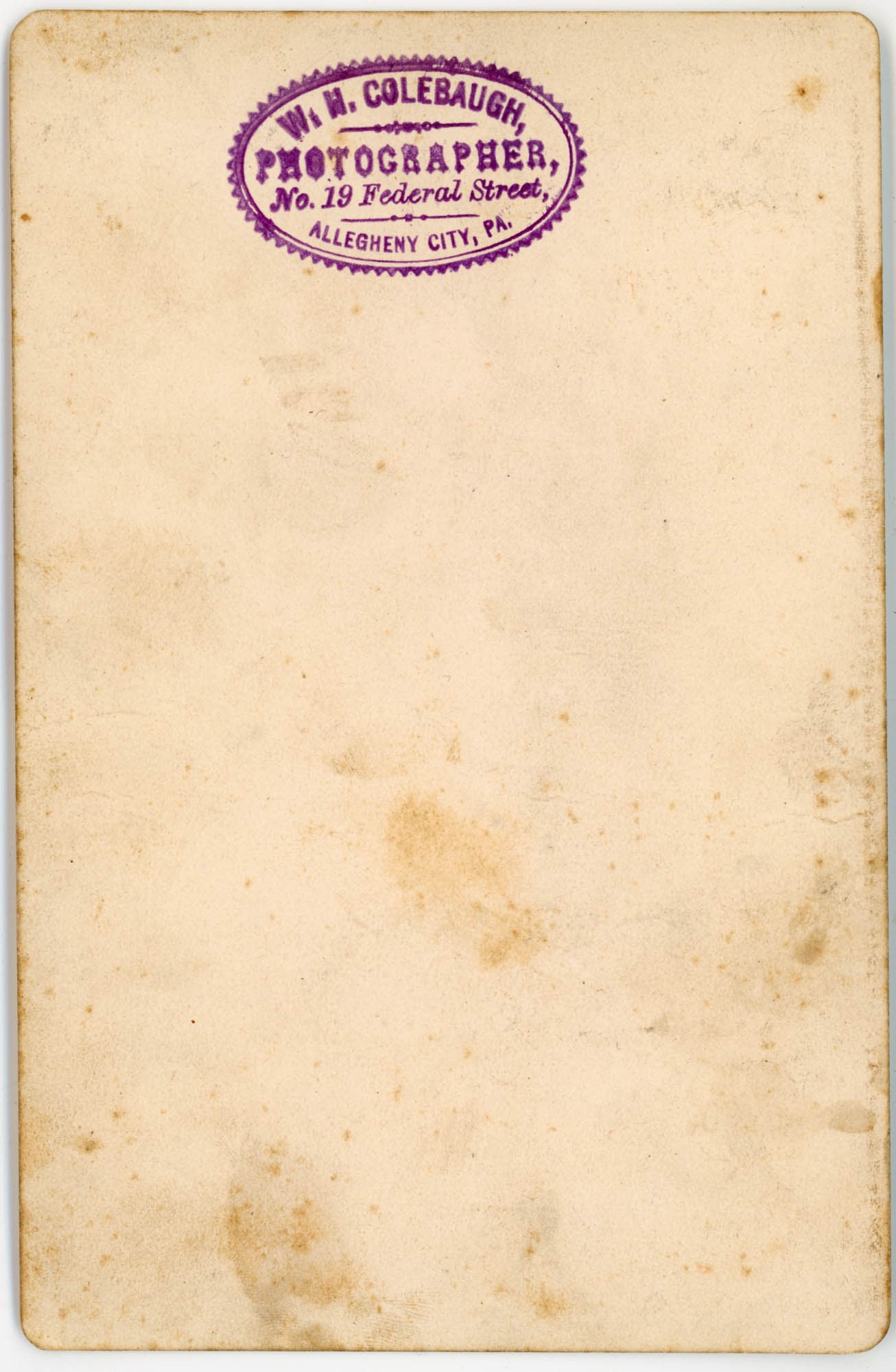 Cabinet Card, Zouave Costume With Swords, Colebaugh, Pa Auction