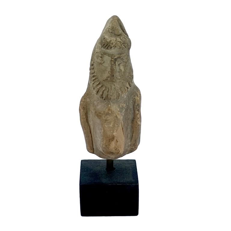 Jerablus Syrian Terracotta Bearded Figurine Auction